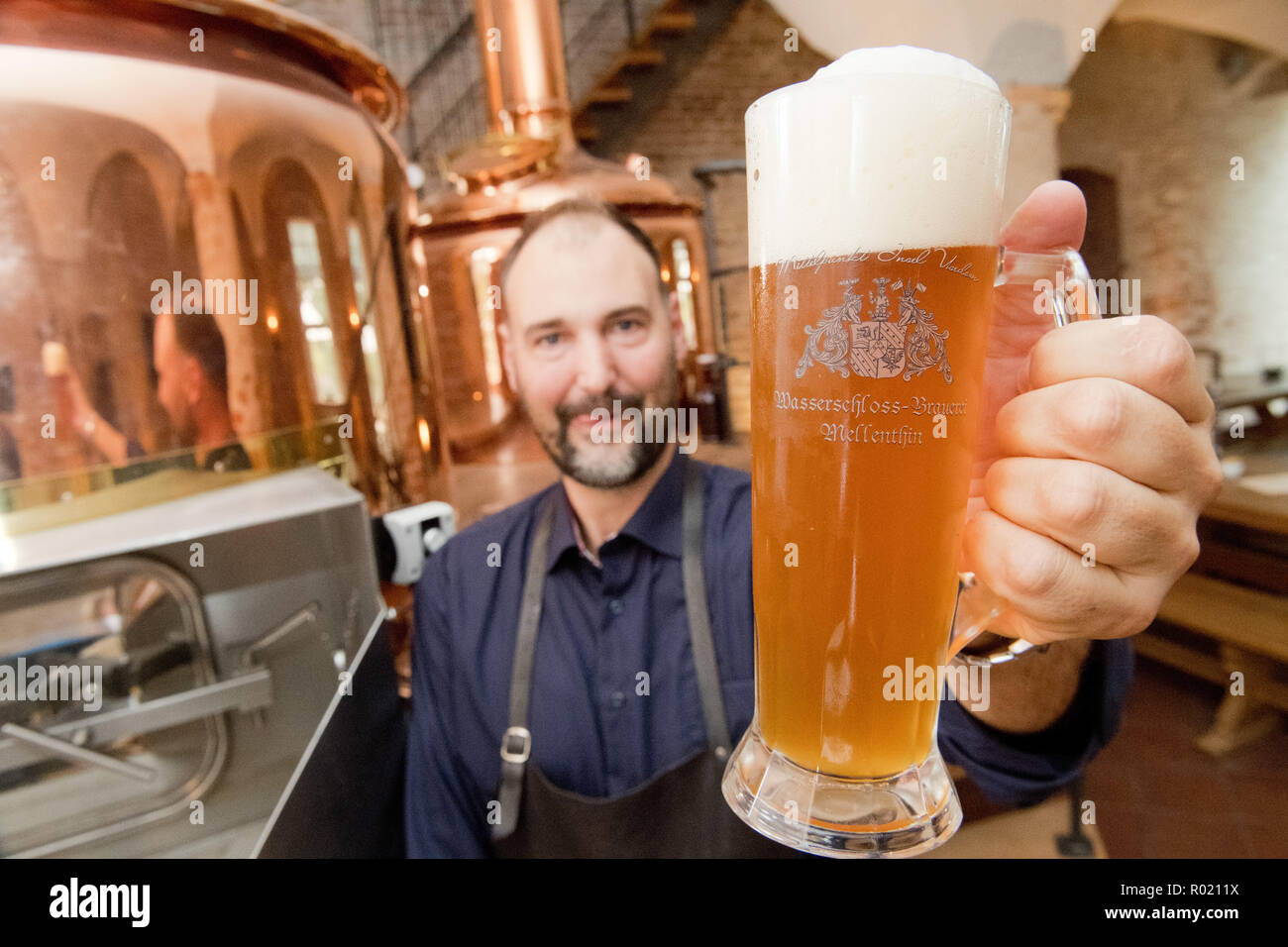 Mellenthin, Deutschland. 22 Okt, 2018. Auf der Insel Usedom die kleinen ...