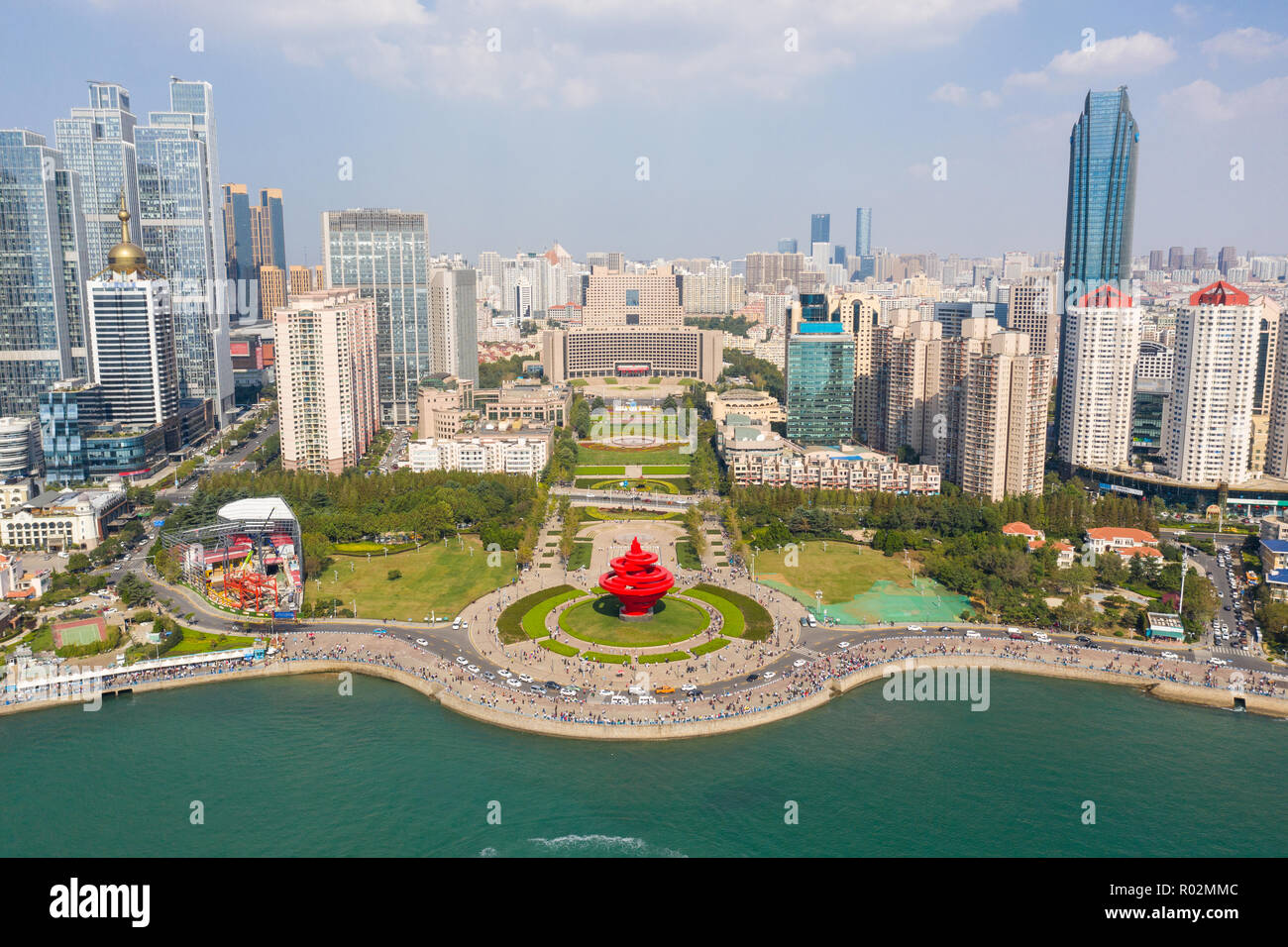 Qingdao beach china -Fotos und -Bildmaterial in hoher Auflösung – Alamy