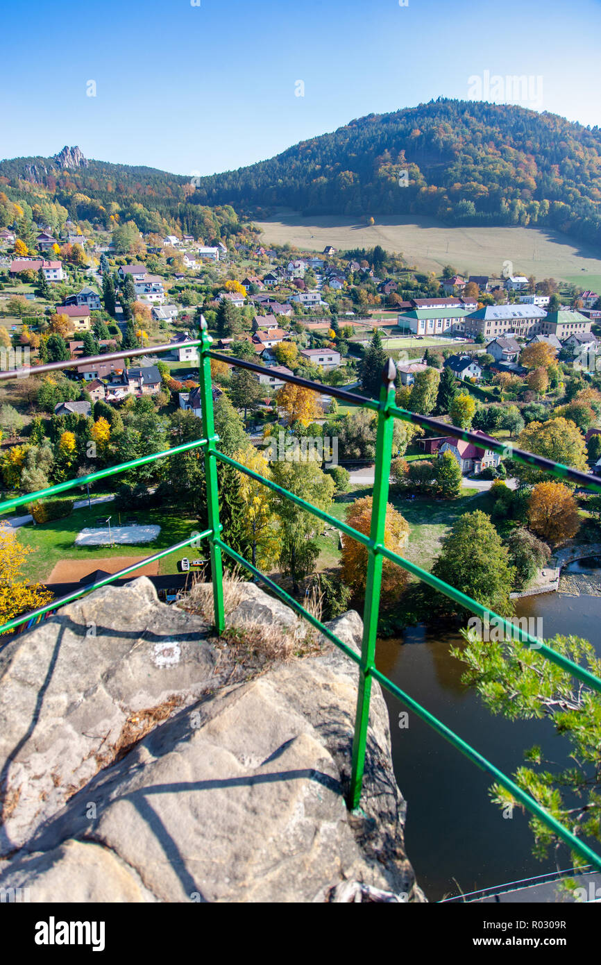 Vyhlídka Zahrádka, Skalni hrad Pantheon - Vranov, Mala Skala, Cesky Raj ...