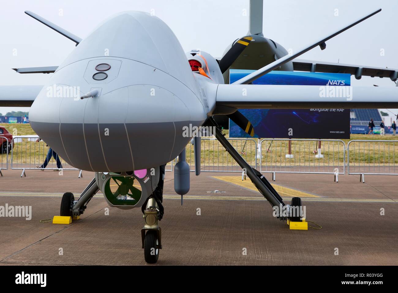 General Atomics MQ-9B Sky guardian UAV an der Royal International Air ...