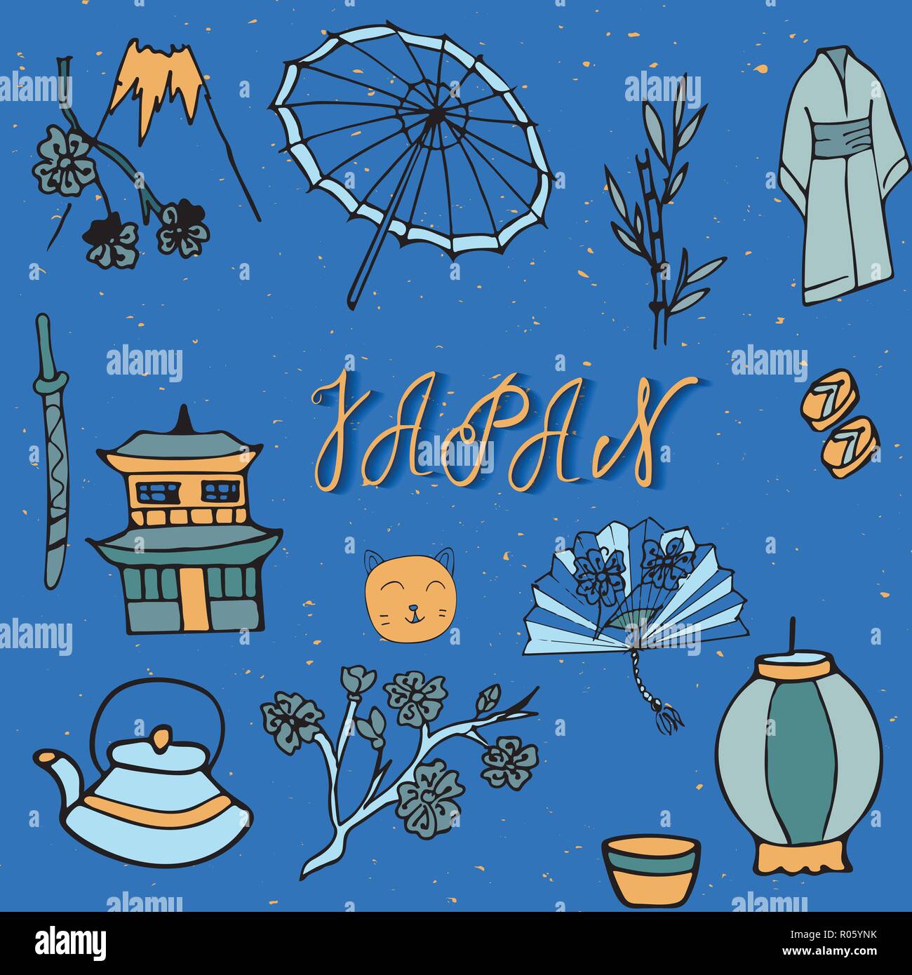 Tokyo symbole Stock-Vektorgrafiken kaufen - Alamy