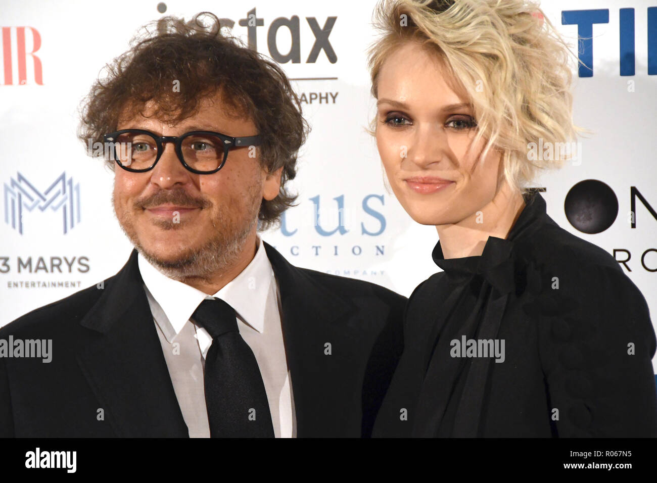 Rom, Italien, 12. Februar 2018 Kino Moderno - Photocall Vorschau A Casa tutti Bene, der ...