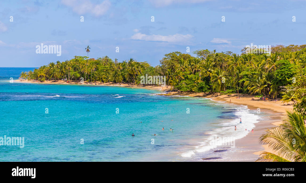 Punta Uva-Strand in Puerto Viejo, Limón, Costa Rica, Mittelamerika ...