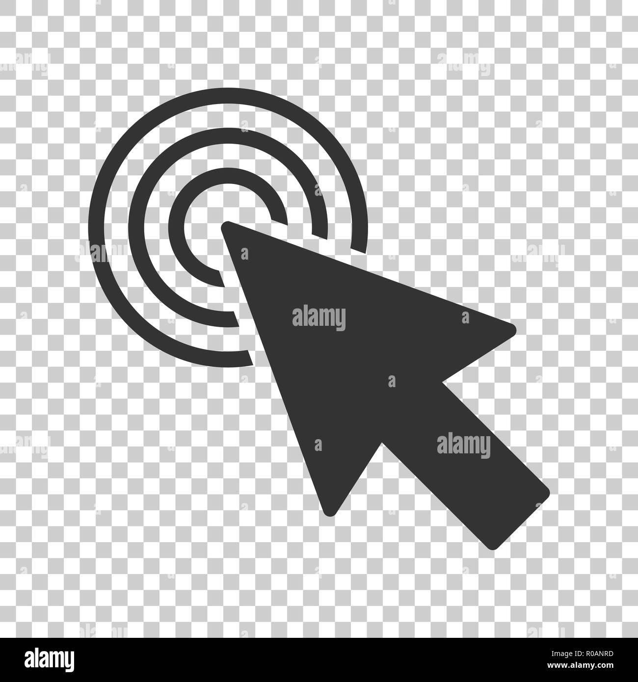 Computer Mauszeiger Symbol im flachen Stil. Pfeil-cursor Vector ...