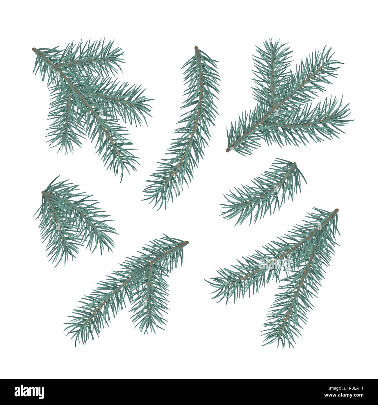 Tannenbaum illustration Stock-Vektorgrafiken kaufen - Alamy