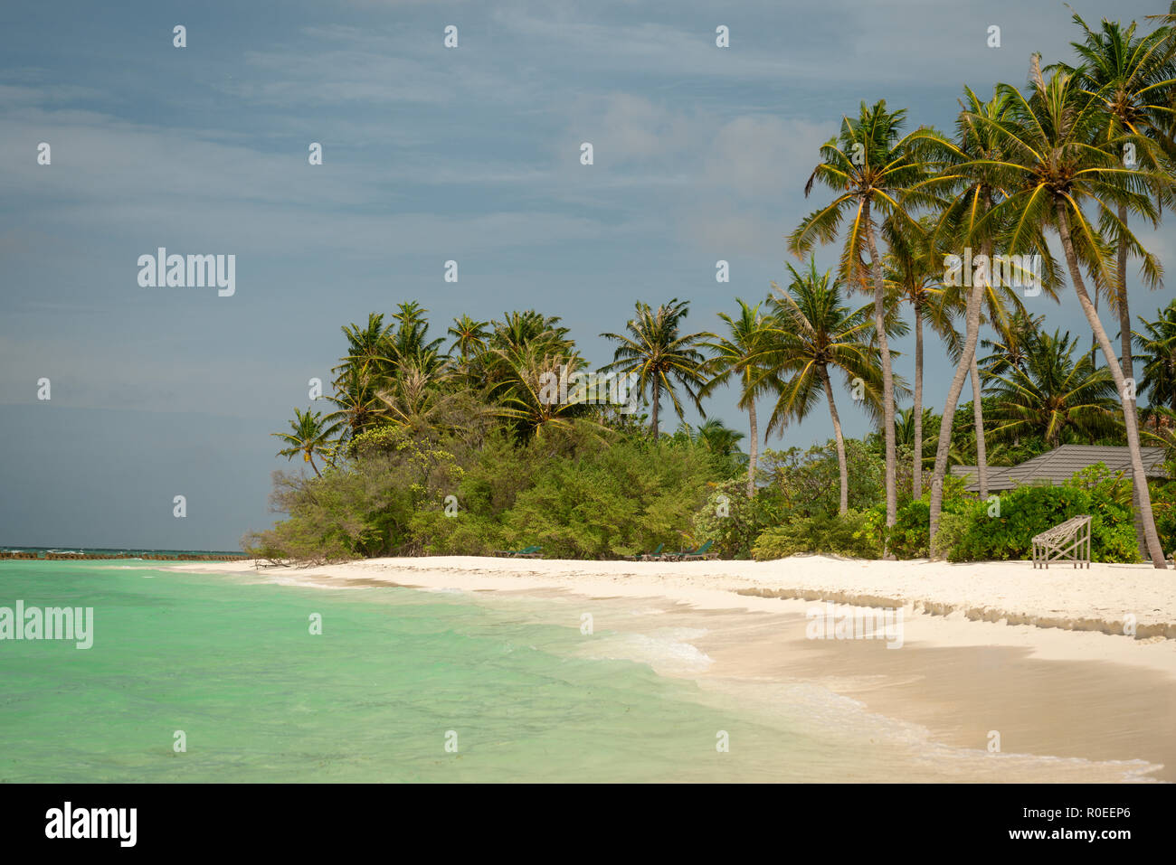 Ein Strand auf den Malediven in 2018 Stockfotografie - Alamy