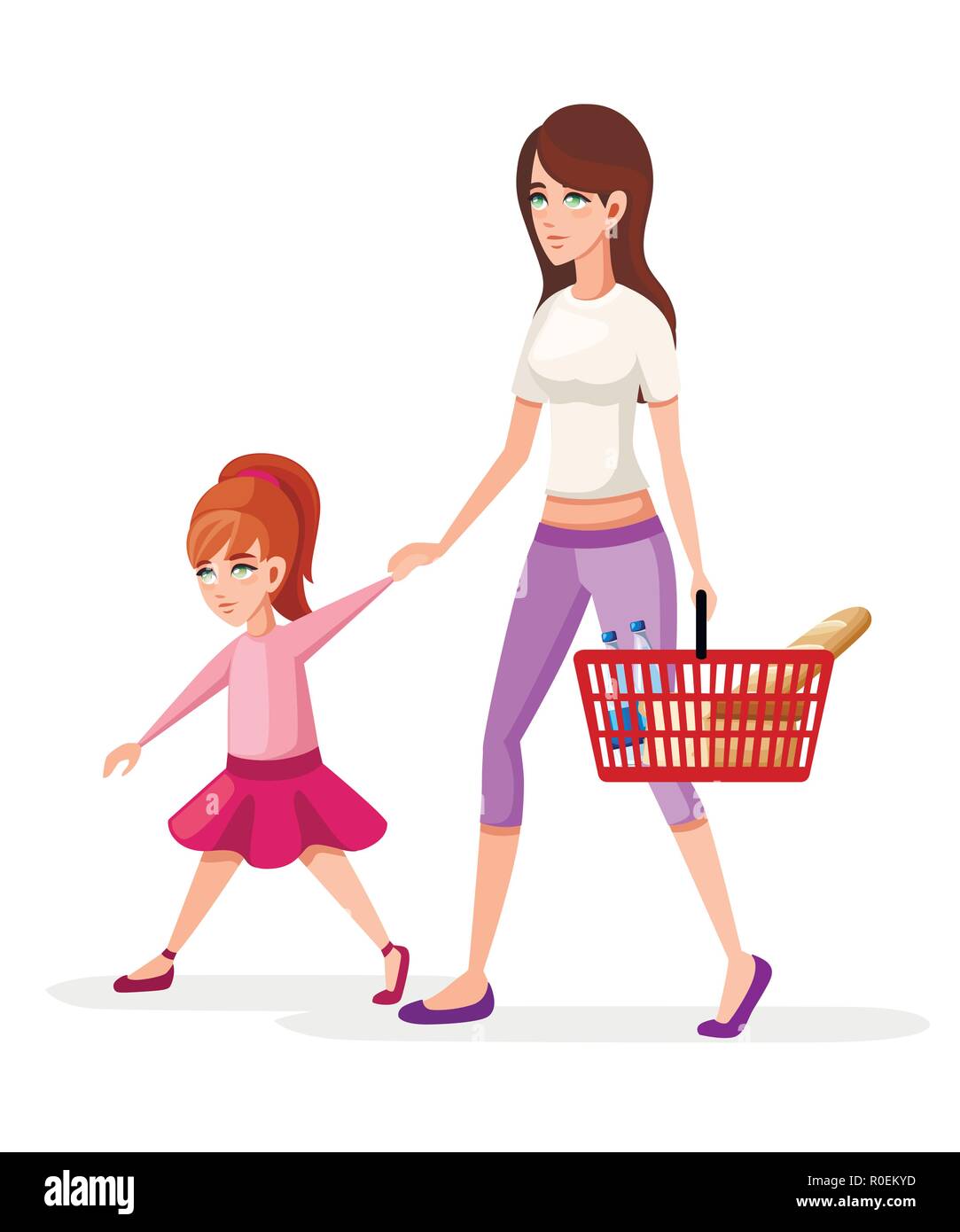 Daughter Vector Vectors Stockfotos & Daughter Vector Vectors Bilder ...