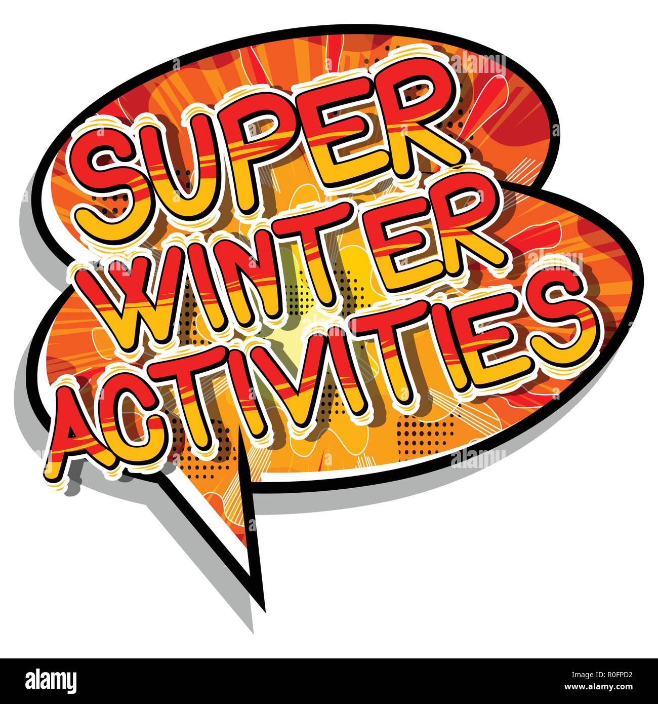 Snowball fight cartoon illustration -Fotos und -Bildmaterial in hoher ...