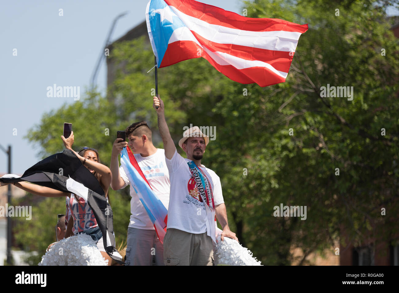 Chicago, Illinois, USA - 16. Juni 2018: Die Puerto Rican People's ...