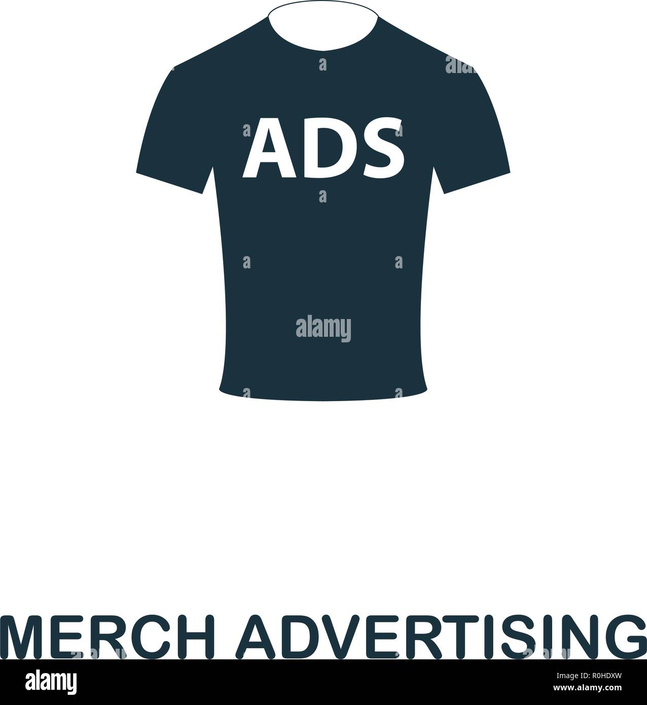 Merch Werbung Symbol. Premium Design aus der Werbung. UX und UI. Pixel ...