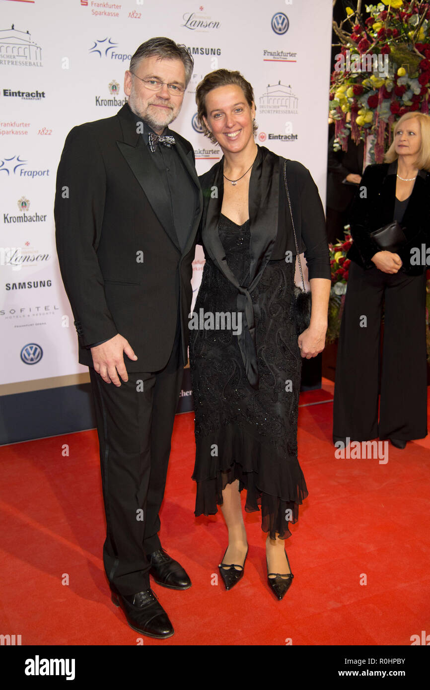 Steffi Nerius; ehemaliger Speerwerfer, mit Frank Arentz, roter Teppich, Red Carpet Show, 37 ...