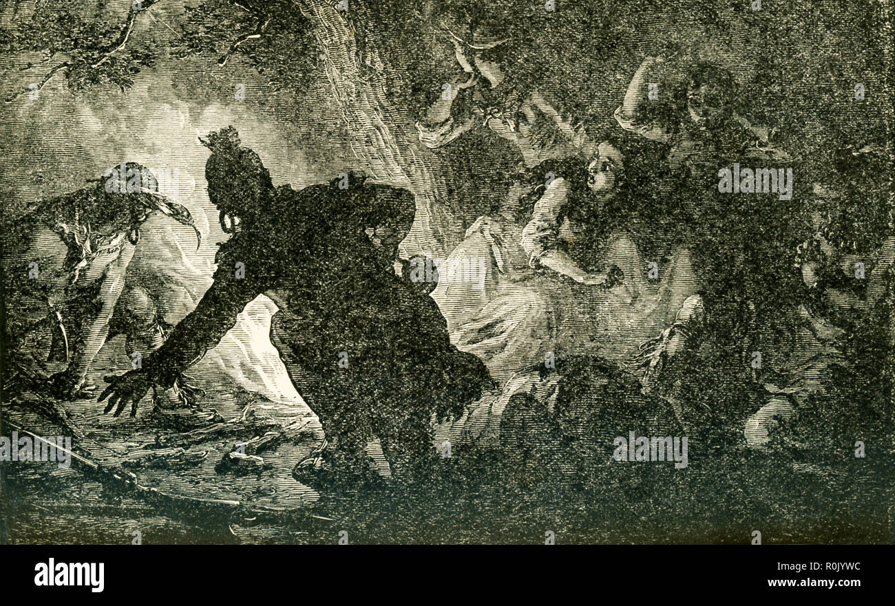 Settlers And Native Americans Stockfotos und -bilder Kaufen - Alamy