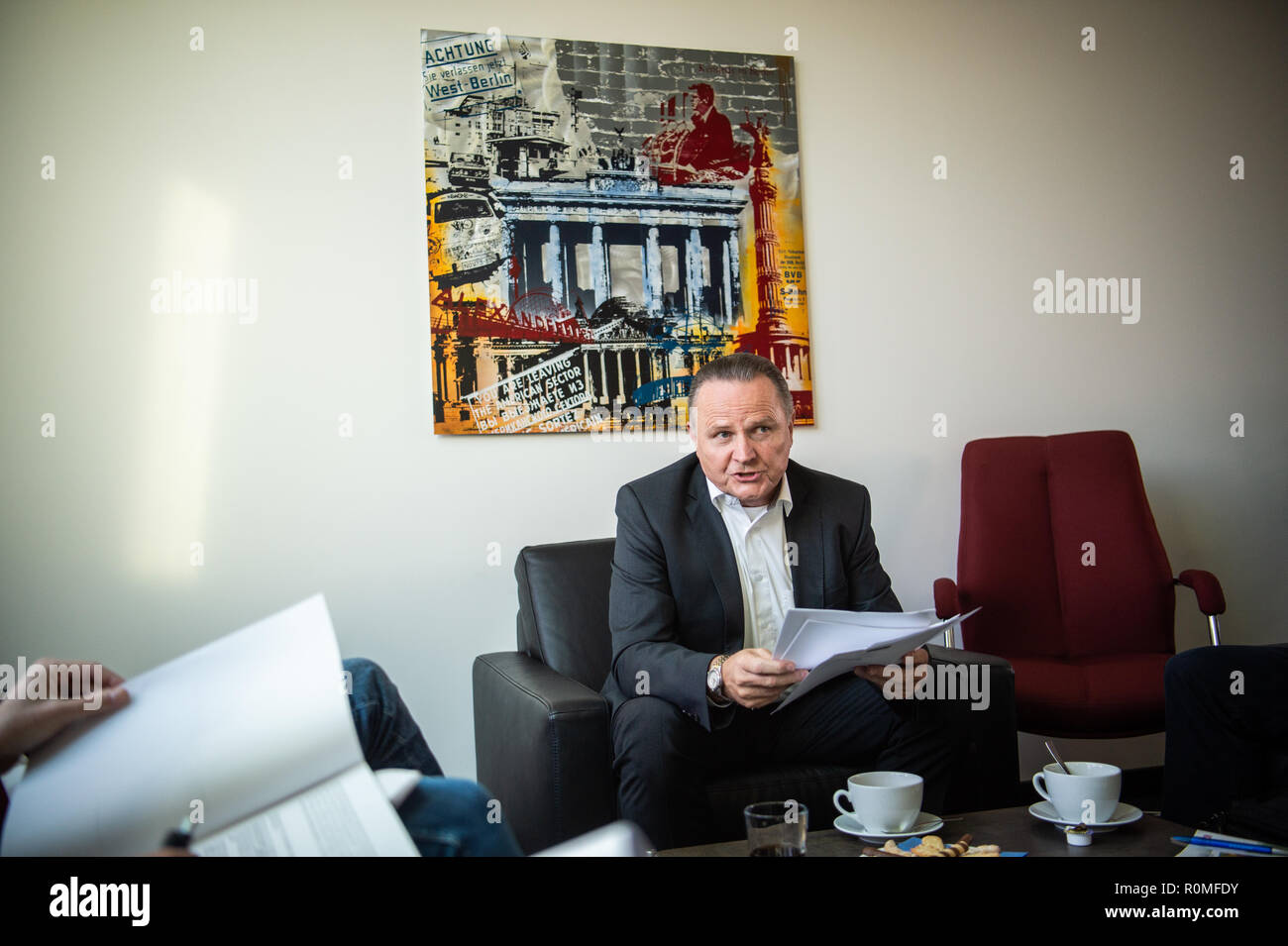 Berlin, Deutschland. 06 Nov, 2018. Georg Pazderski (AfD), der Führer ...