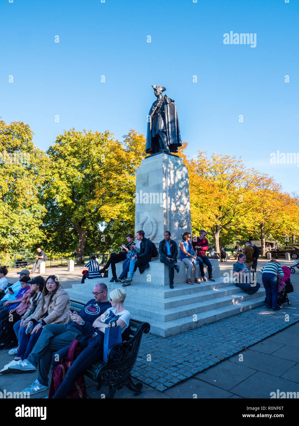 General Wolfe Statue, Royal Observatory, Greenwich, London, England, UK ...