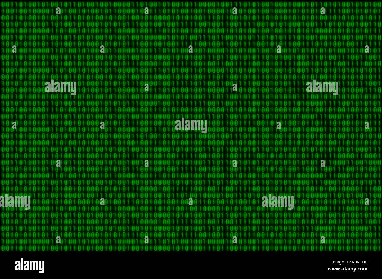 Zeros Ones Binary Code Background Stockfotos und -bilder Kaufen - Alamy