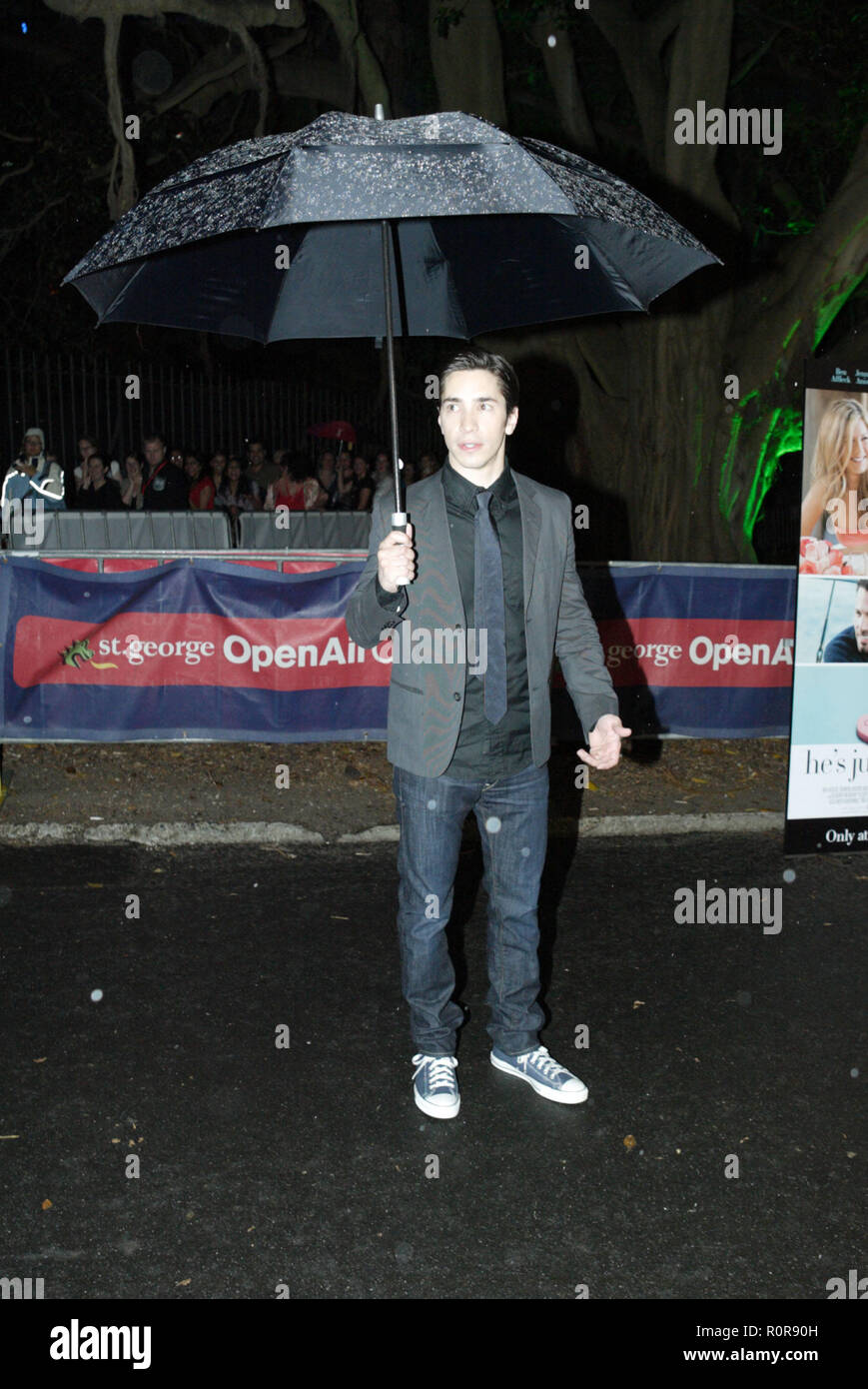 Justin lang und Ginnifer Goodwin die Premiere von "Er ist gerade nicht ...