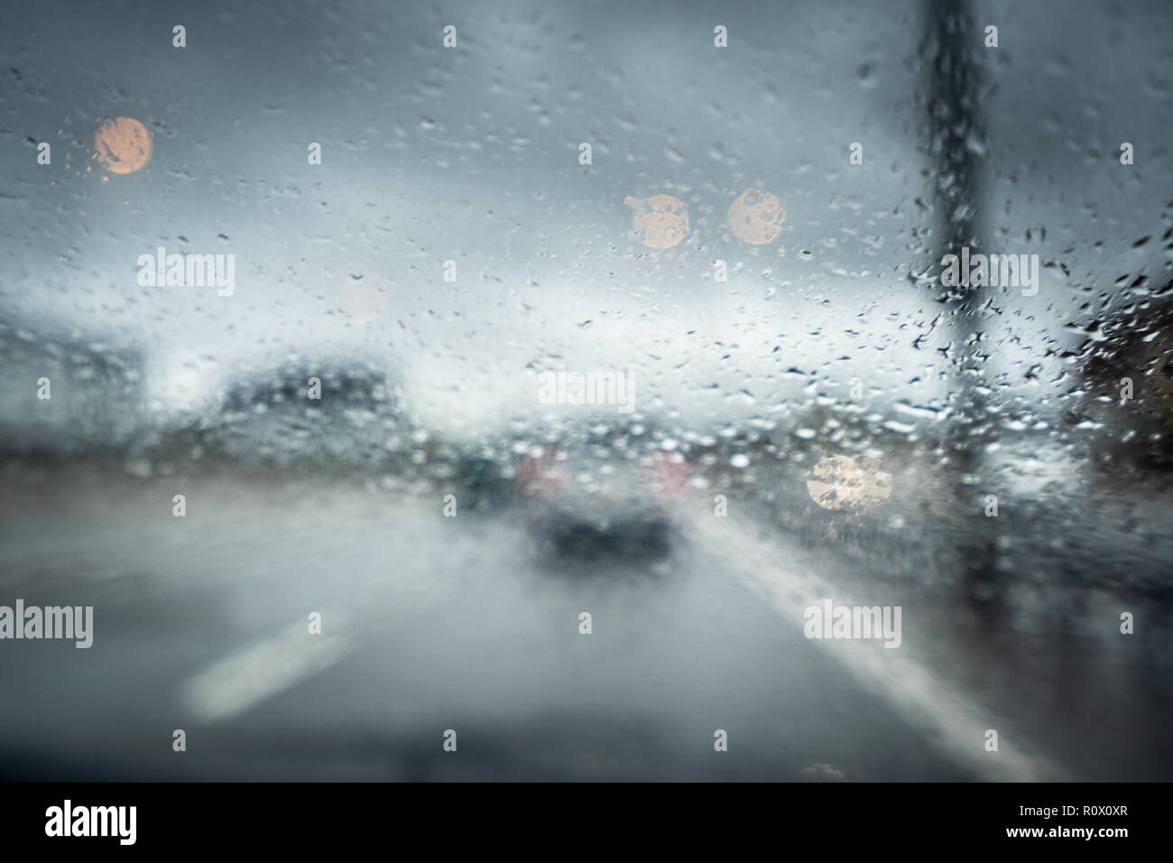 Wahrend Der Fahrt Regnet Es Plotzlich Stark