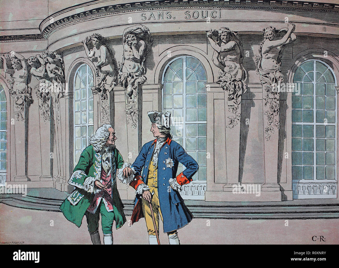 Voltaire and frederick ii -Fotos und -Bildmaterial in hoher Auflösung ...