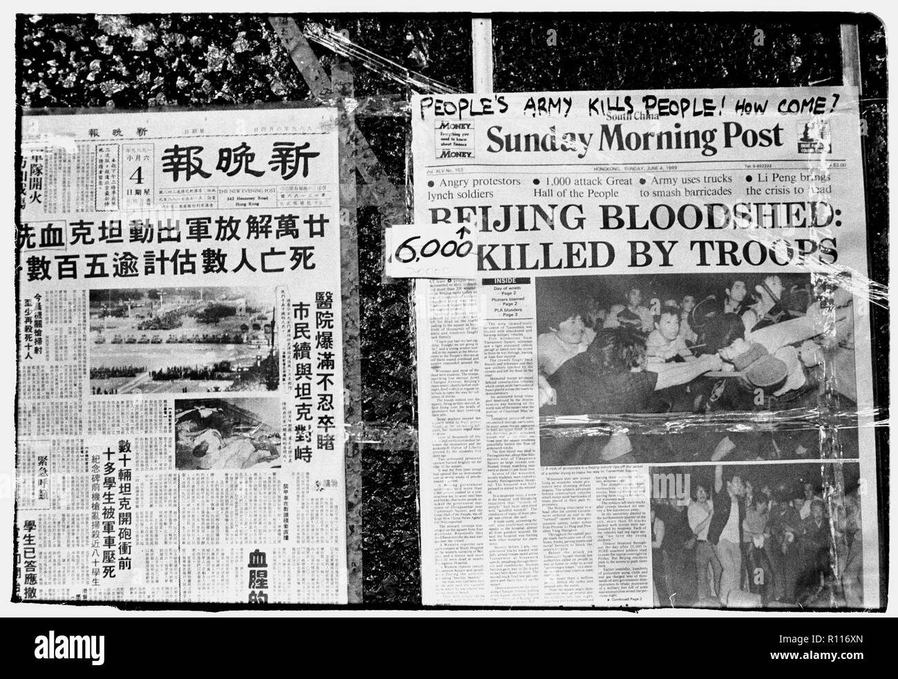 Protestieren sie in hong kong Schwarzweiß-Stockfotos und -bilder - Alamy