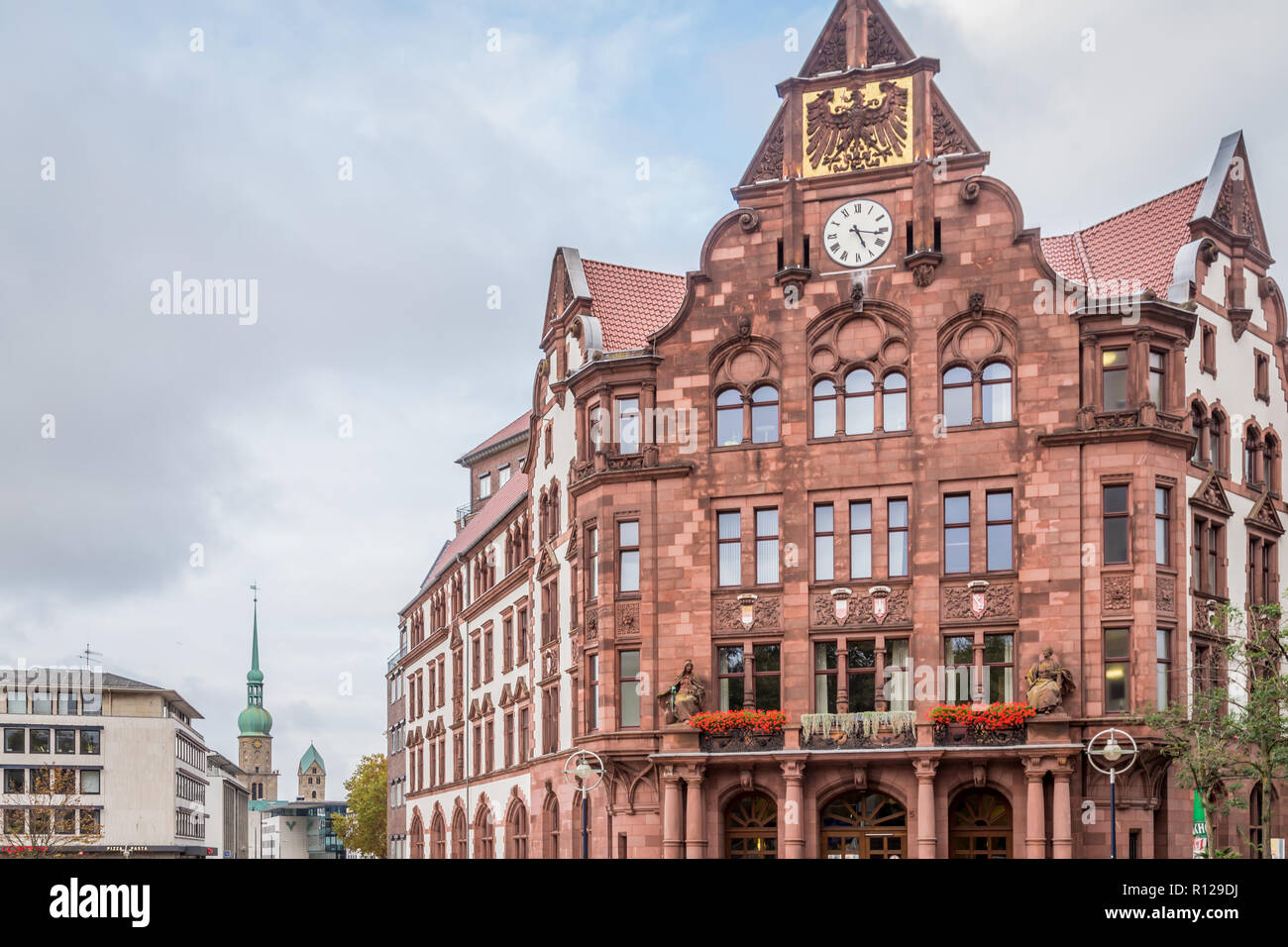 Historisches Rathaus in Dortmund in Deutschland Stockfotografie - Alamy