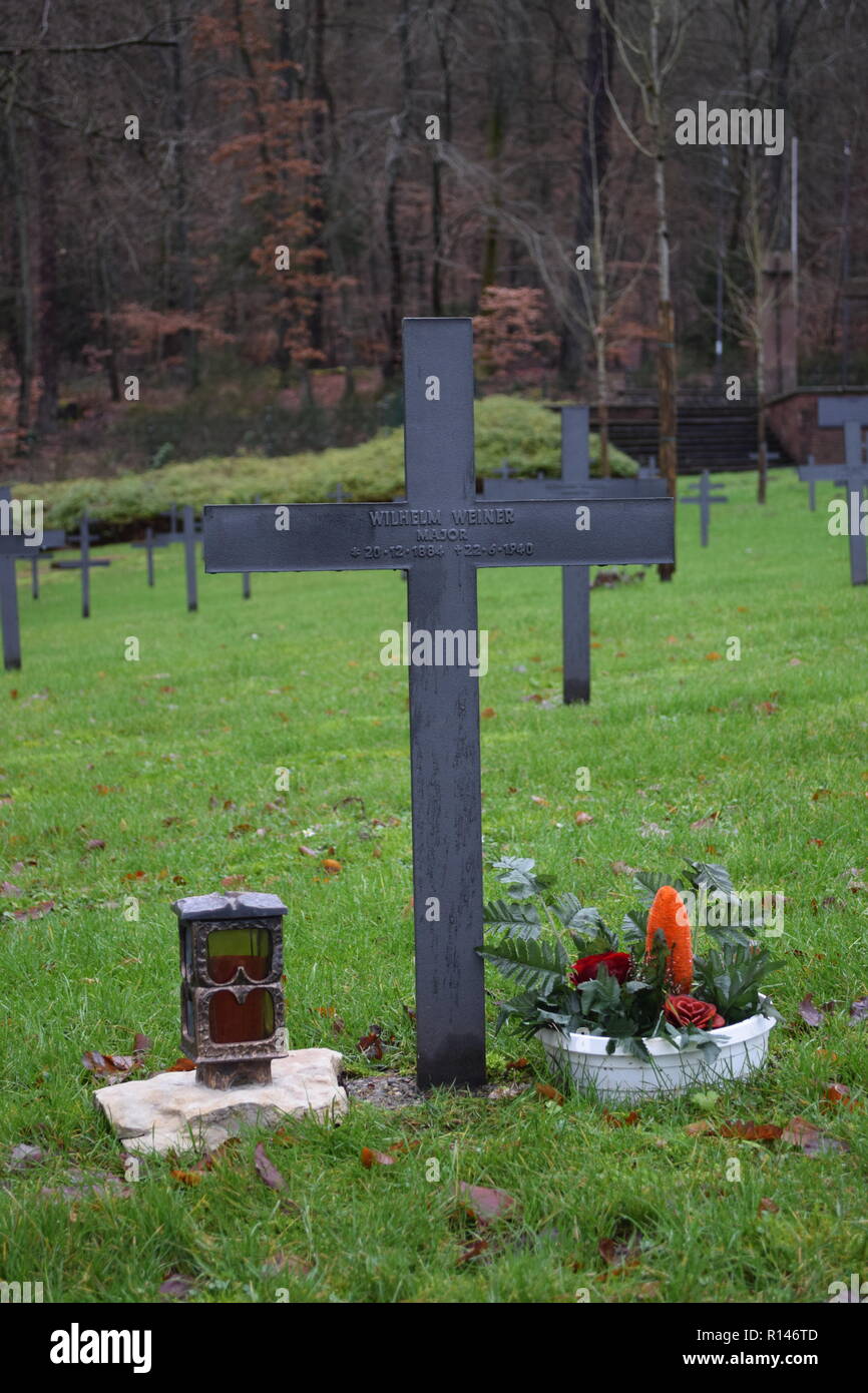 Ein Grab Marker 22.Jul.1940, die älteste deutsche Soldat Wilhelm Weiner ...