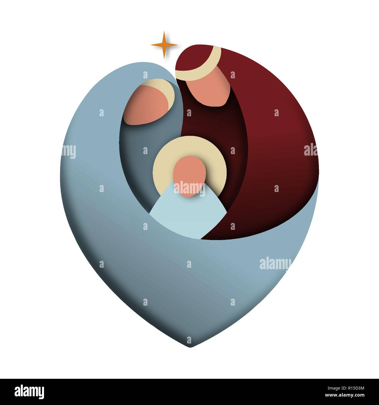 Maria josef and jesus Ausgeschnittene Stockfotos und -bilder - Alamy