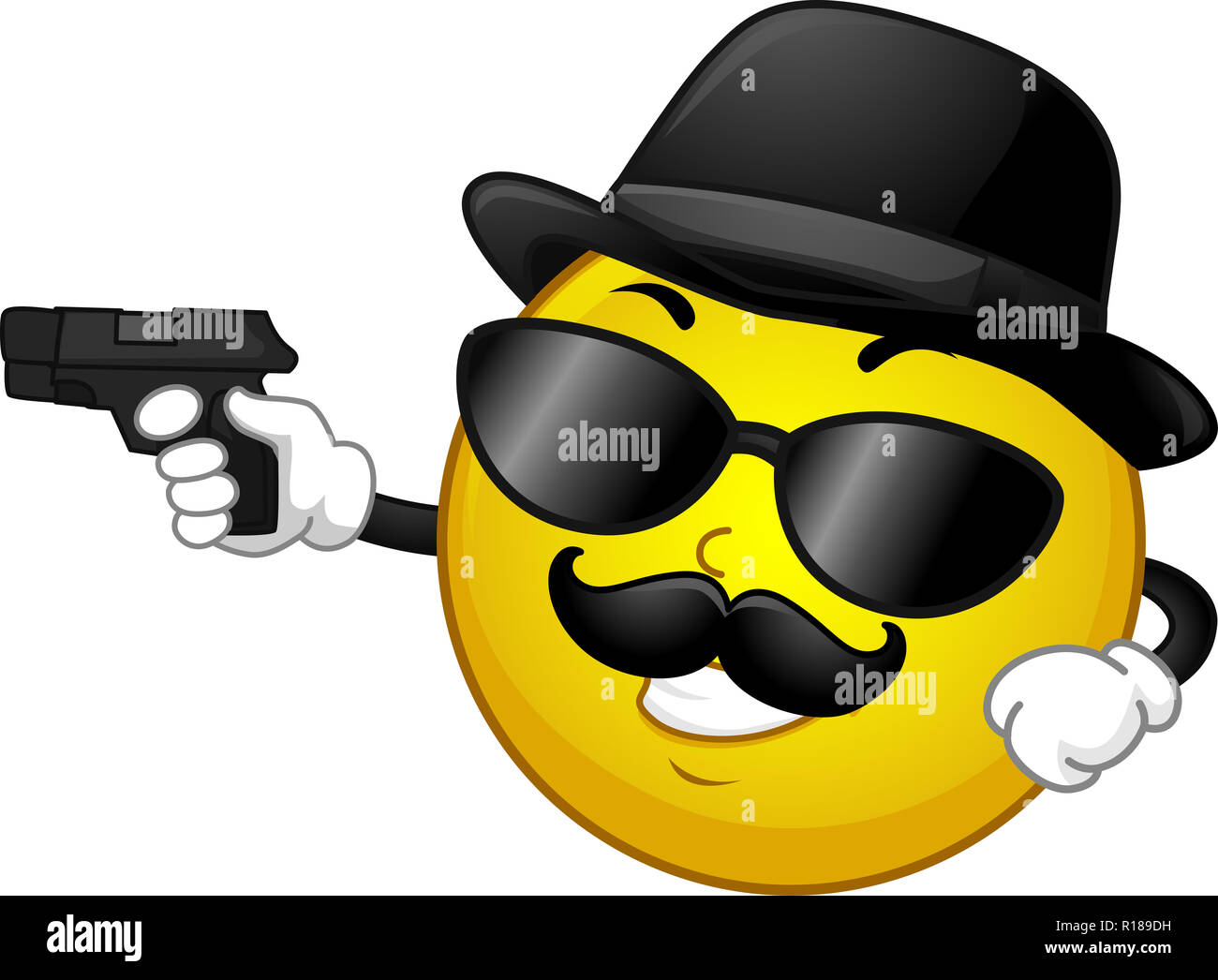 Hut sonnenbrille mafia -Fotos und -Bildmaterial in hoher Auflösung – Alamy