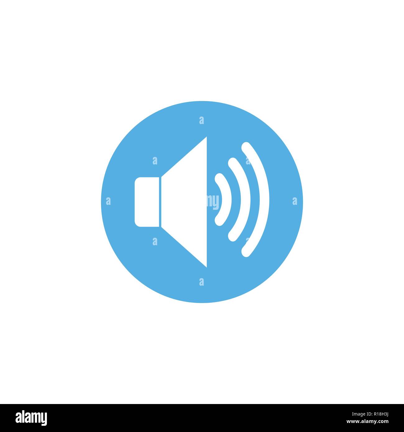 Symbol Sound, Lautsprecher Symbol. Sound Vektorsymbol, die Lautstärke ...