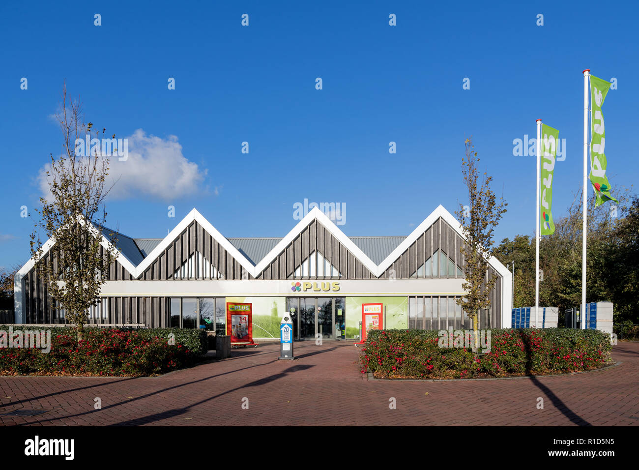 Plus supermarktkette plus emblem -Fotos und -Bildmaterial in hoher ...