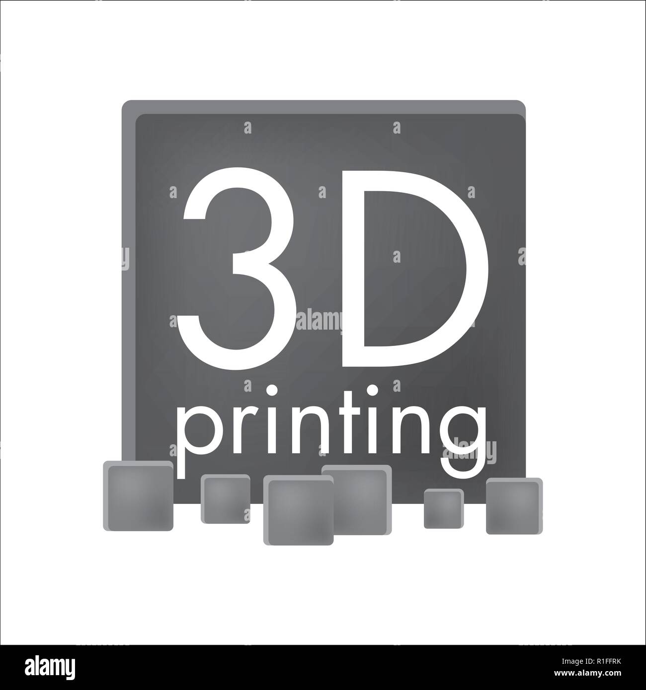 3d printing logo -Fotos und -Bildmaterial in hoher Auflösung – Alamy