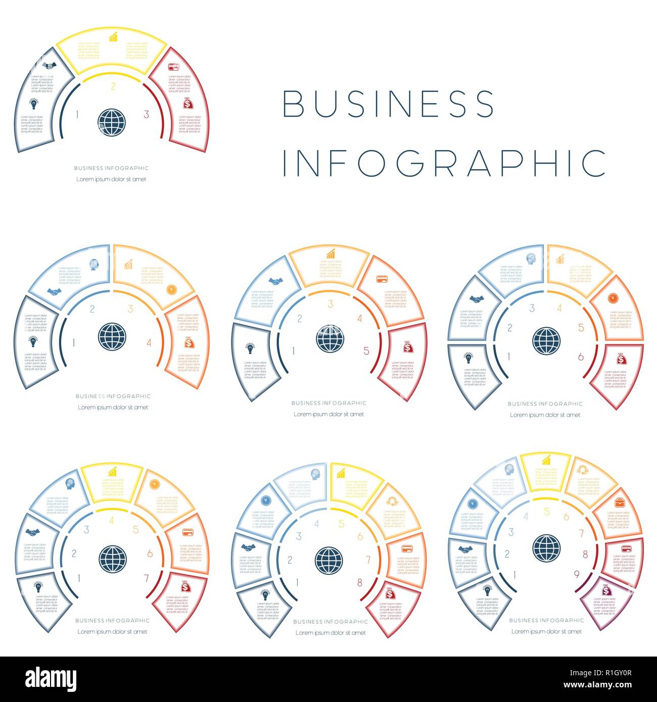 7 zeilen Stock-Vektorgrafiken kaufen - Alamy