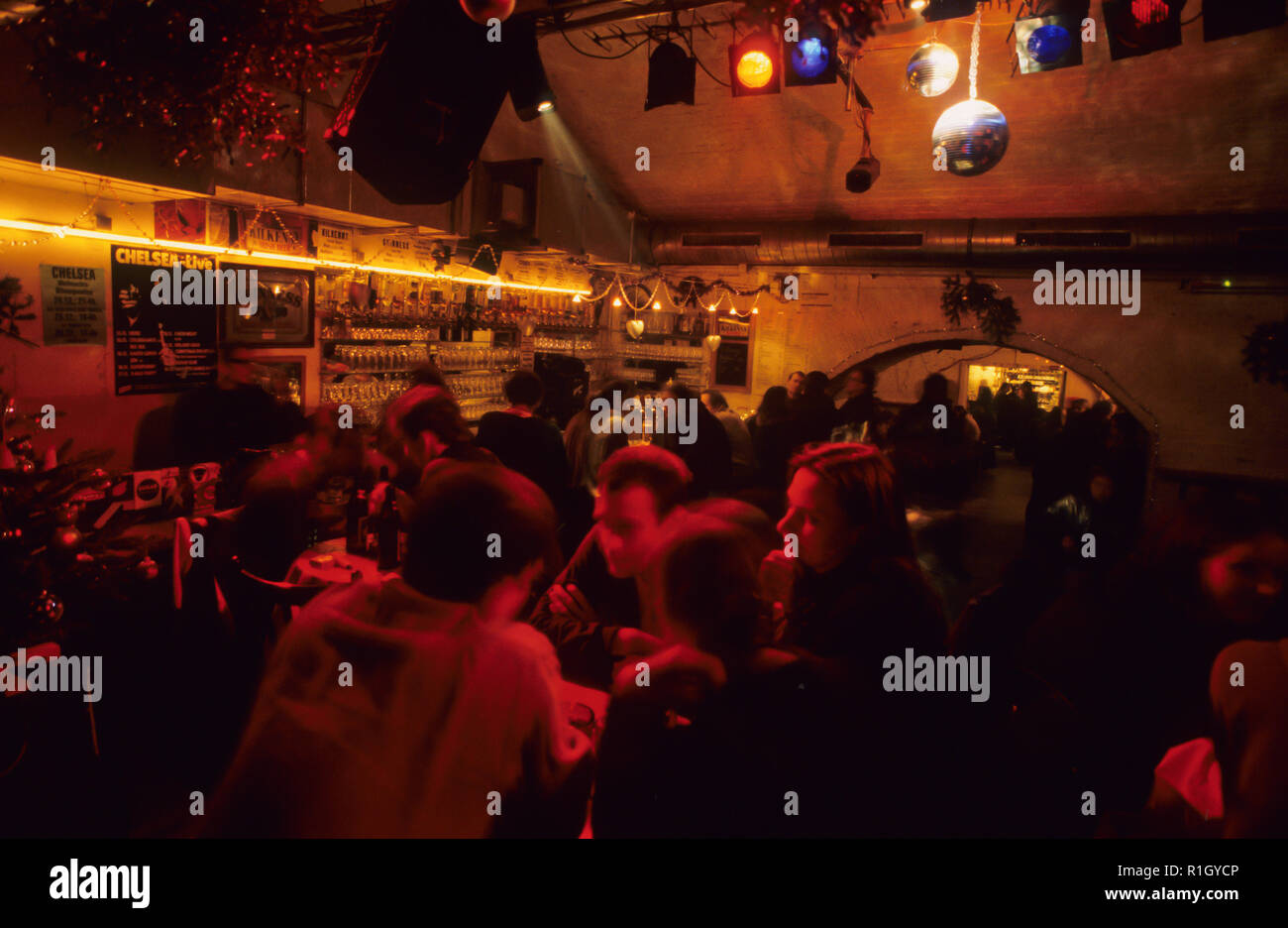 Wien, Musiklokal Chelsea am Gürtel Stockfotografie - Alamy