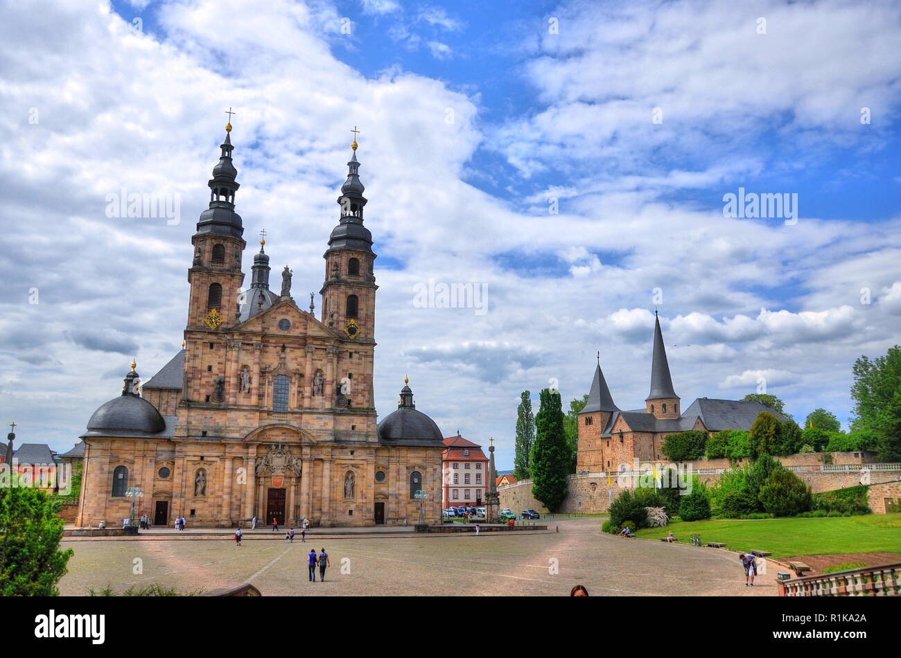Fuldaer Dom in Fulda in Hessen, Deutschland Stockfotografie - Alamy