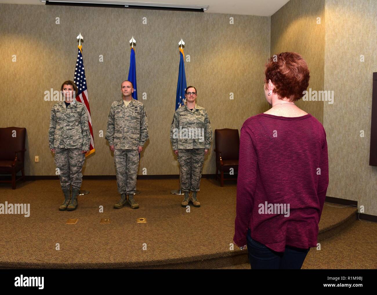 Us Air Force Master Sgt. Todd M. Beran erhält als Senior ...