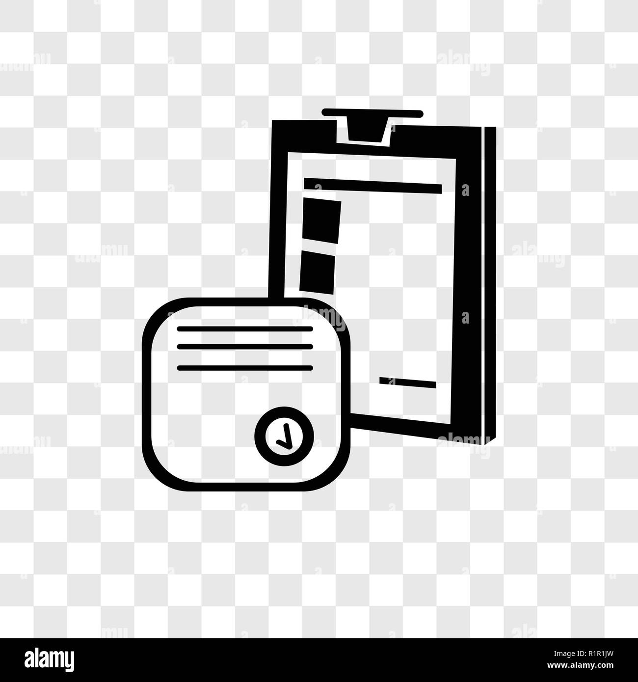 Logistik vektor Icon auf transparentem Hintergrund isoliert, Logistik ...