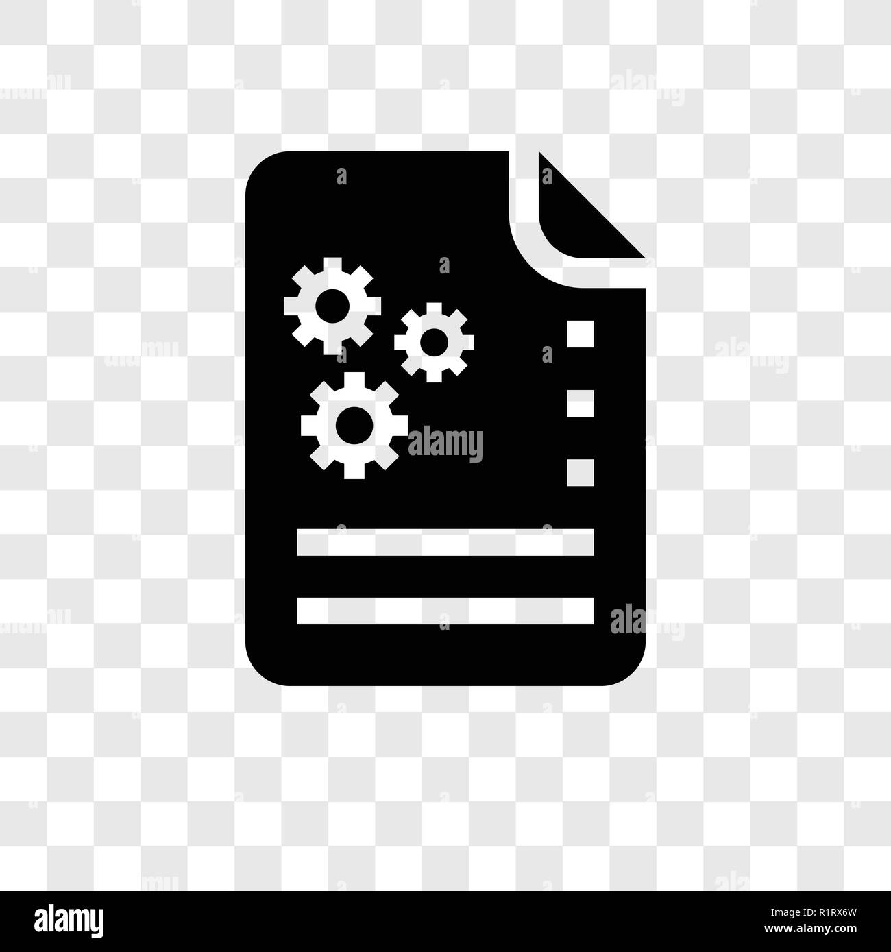 Projekt vektor Icon auf transparentem Hintergrund isoliert, Projekt ...
