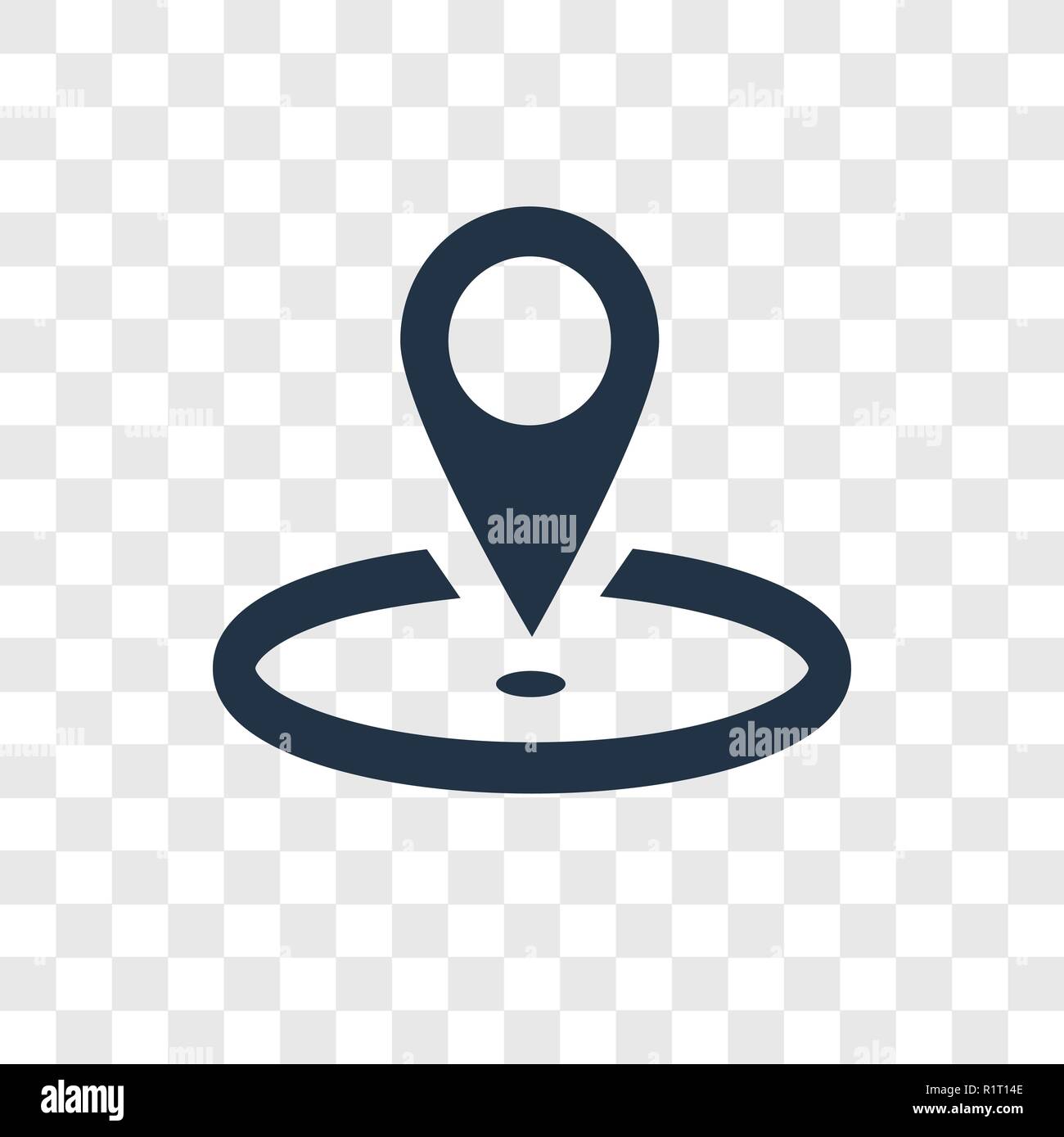 Platzhalter vektor Icon auf transparentem Hintergrund isoliert ...