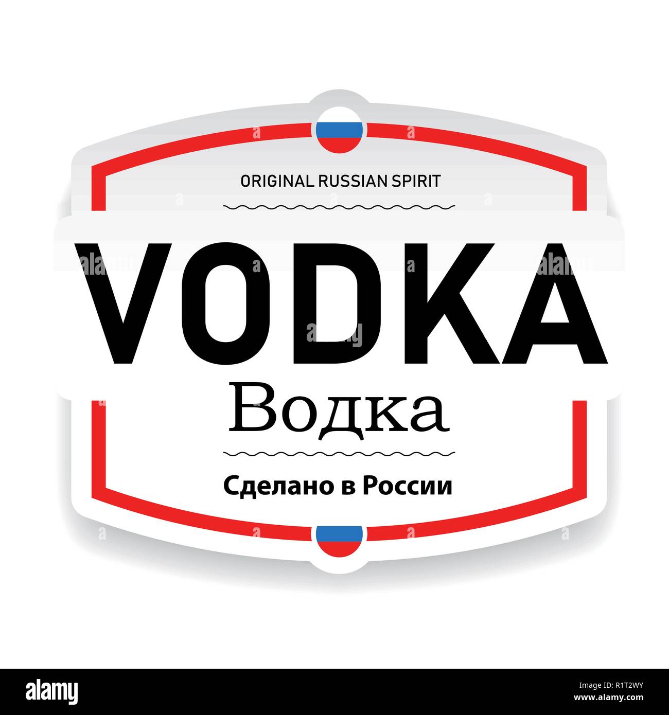 vodka logo Stock-Vektorgrafiken kaufen - Alamy