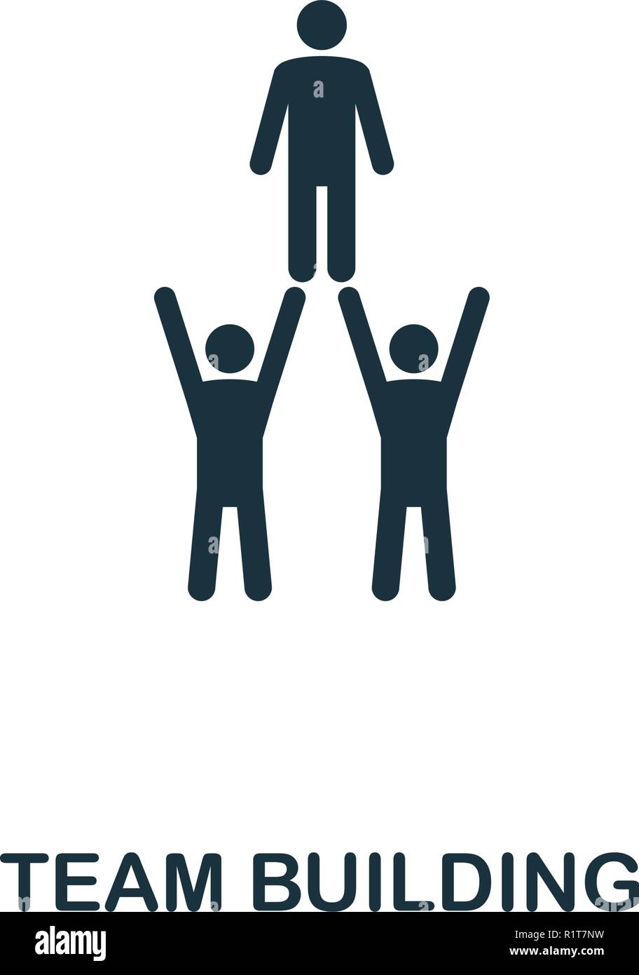 Team Building Symbol. Premium Design von Teamarbeit Sammlung. UX und UI ...