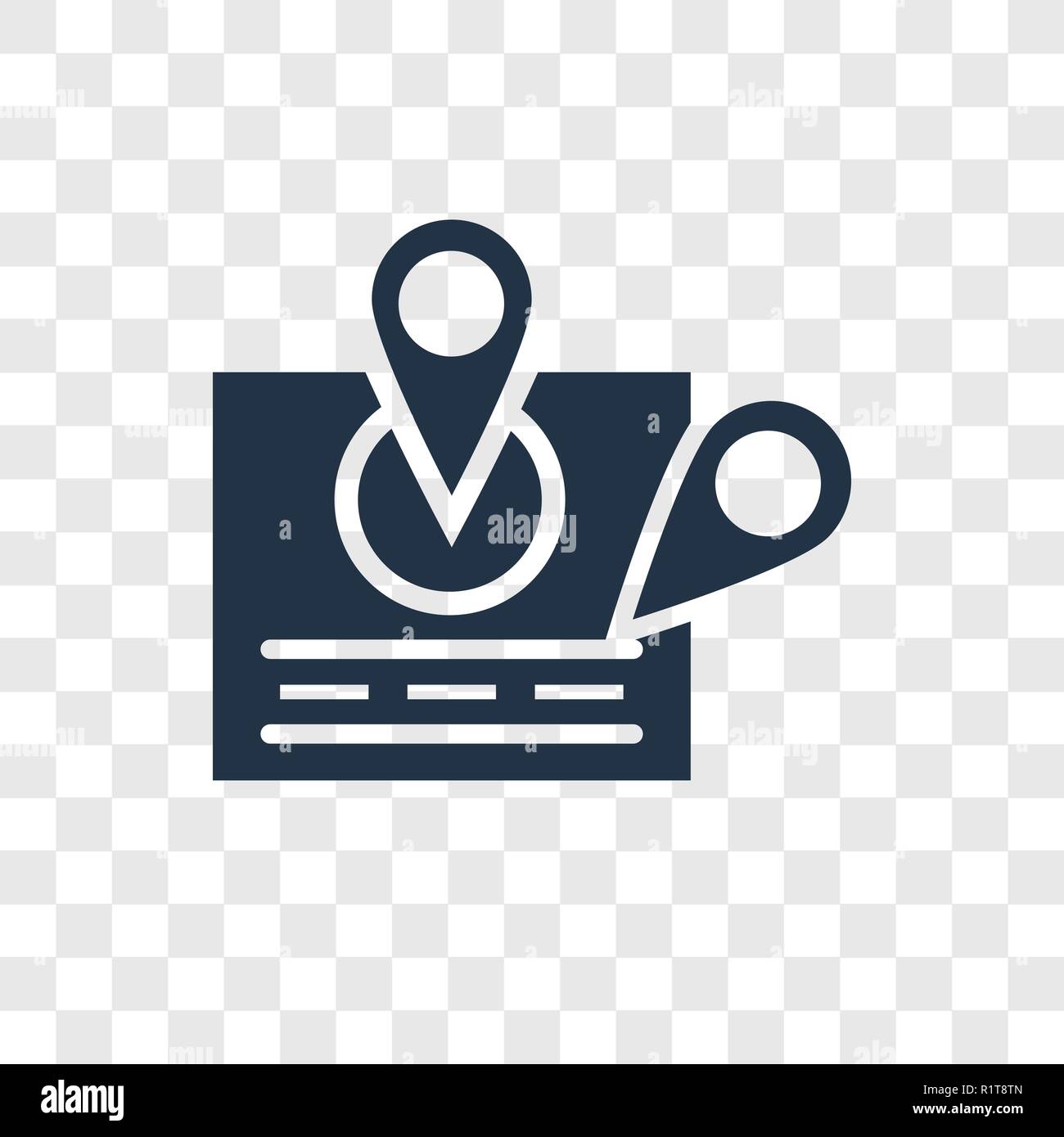 Platzhalter vektor Icon auf transparentem Hintergrund isoliert ...