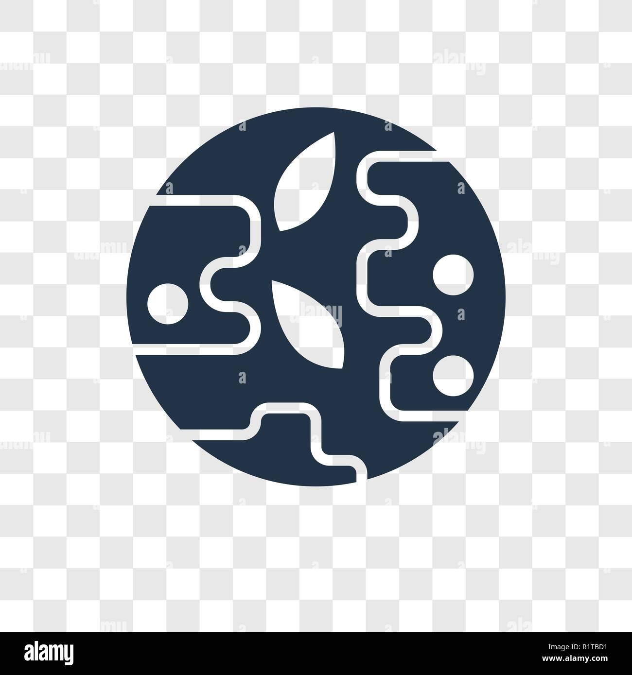 Umwelt vektor Icon auf transparentem Hintergrund isoliert, Umwelt ...