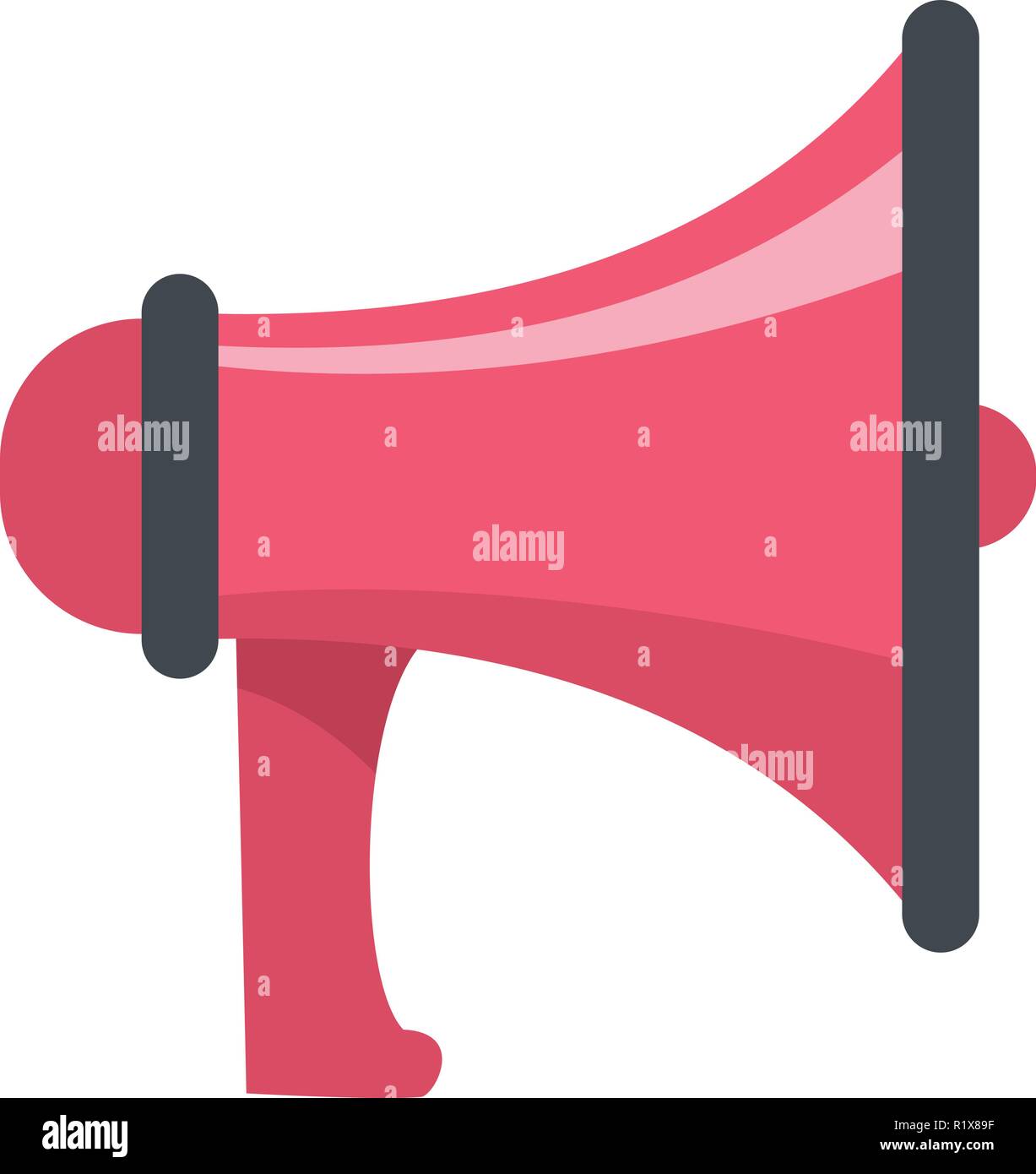 Alte Megafon-symbol. Cartoon Illustration des alten Megaphon vektor ...