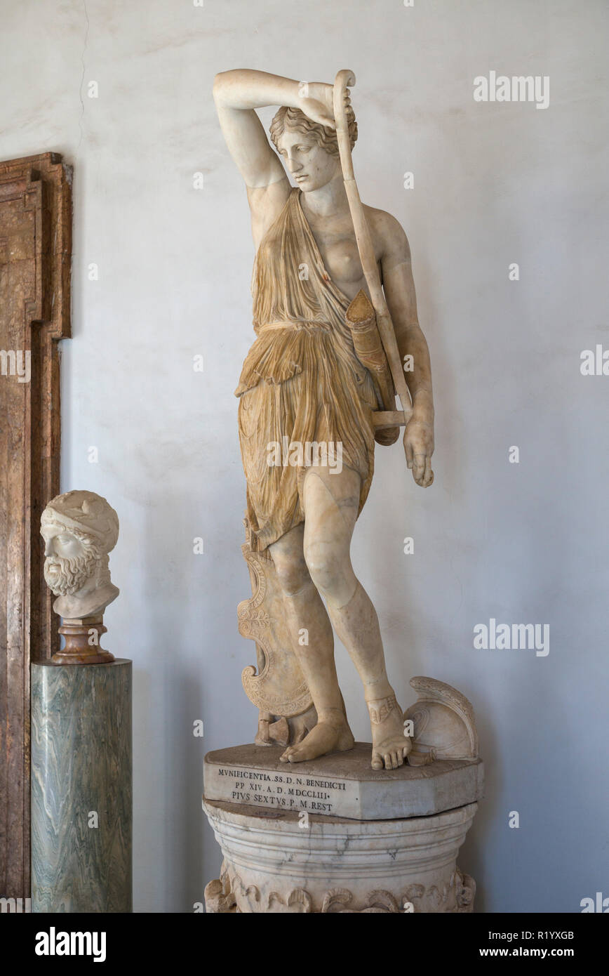 Rom. Italien. Statue von Verwundeten Amazon von einem griechischen ...