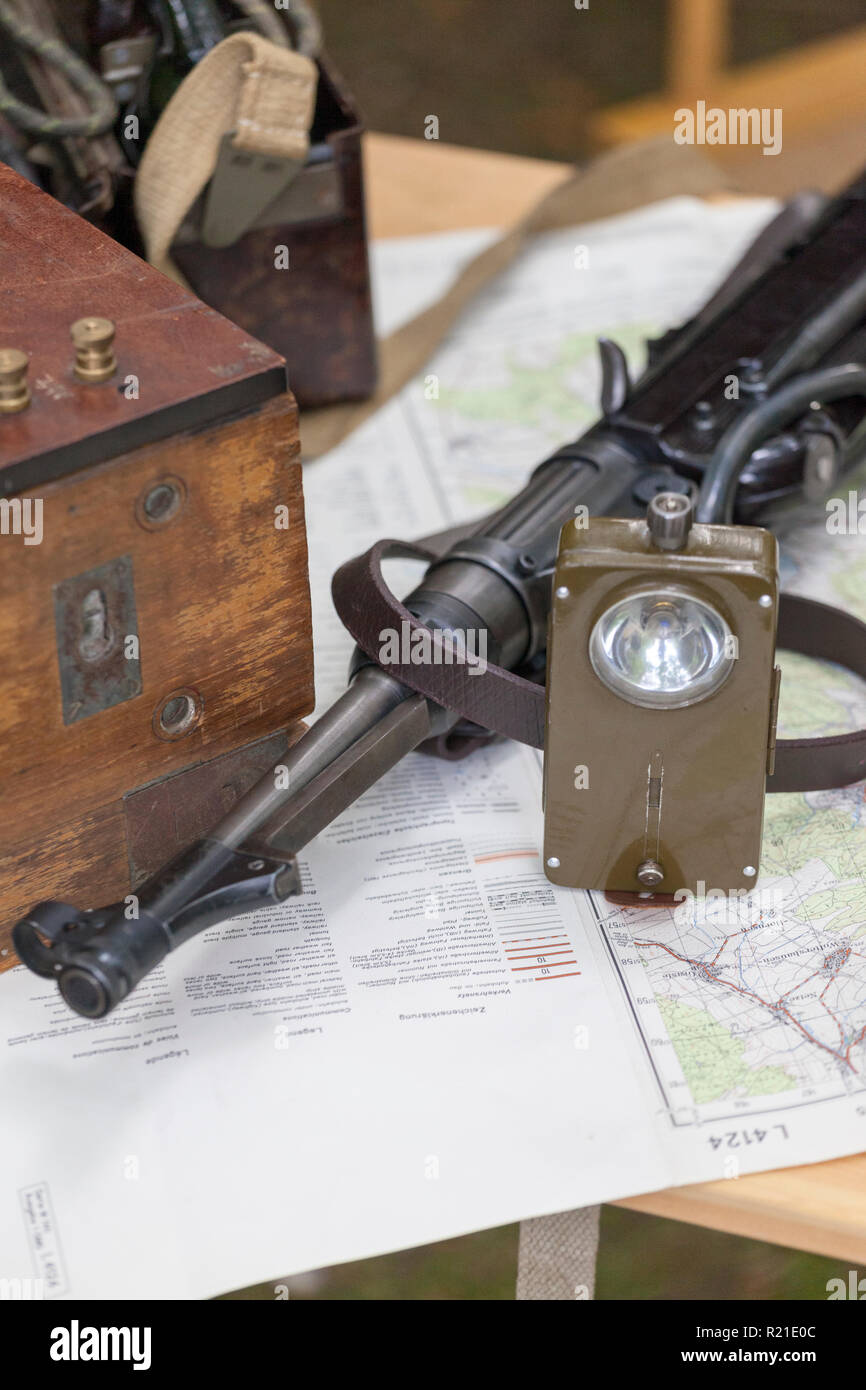 Eine Welt Krieg 2 deutsche MP40 9mm sub Machine Gun, an einem ...