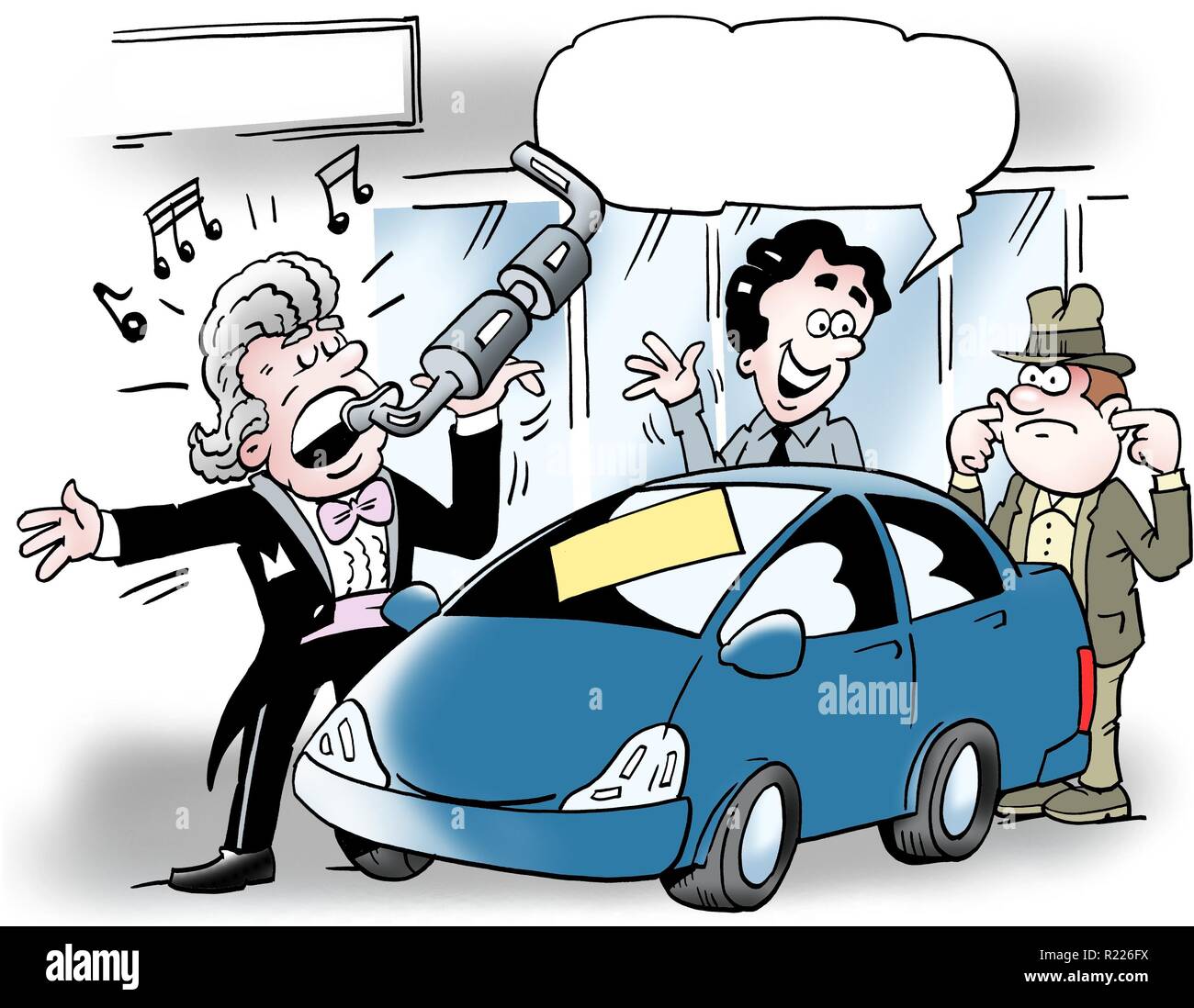 Singer opera cartoon -Fotos und -Bildmaterial in hoher Auflösung – Alamy