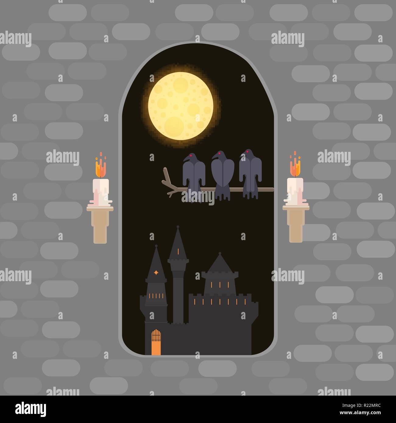 Medieval witches Stock-Vektorgrafiken kaufen - Alamy