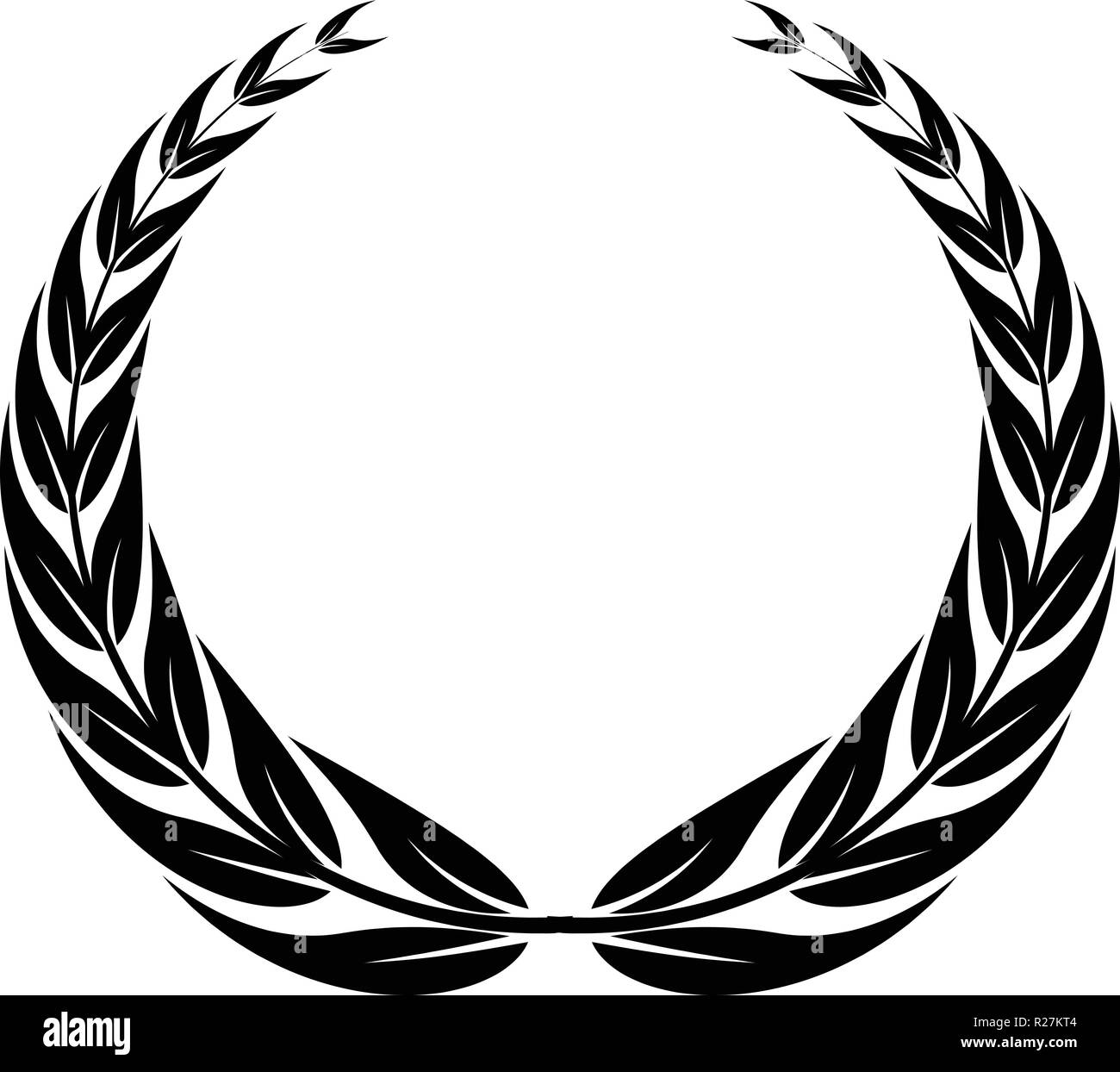 Krone Kranz Symbol. Einfache Abbildung: Krone Kranz vektor Symbol für ...