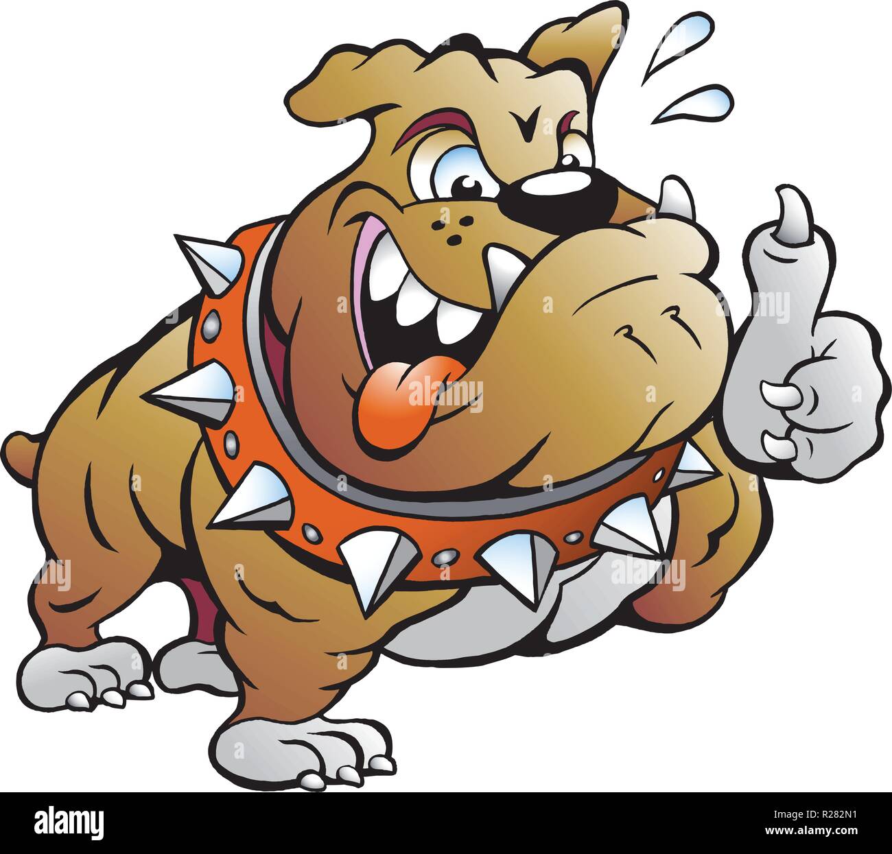 Cartoon fetter hund Stock-Vektorgrafiken kaufen - Alamy