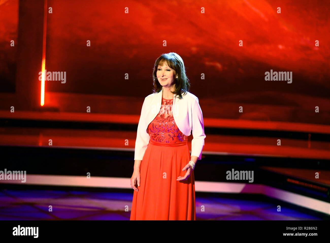 Suhl, Deutschland. 16. November 2018. Sängerin Gaby Albrecht die ...