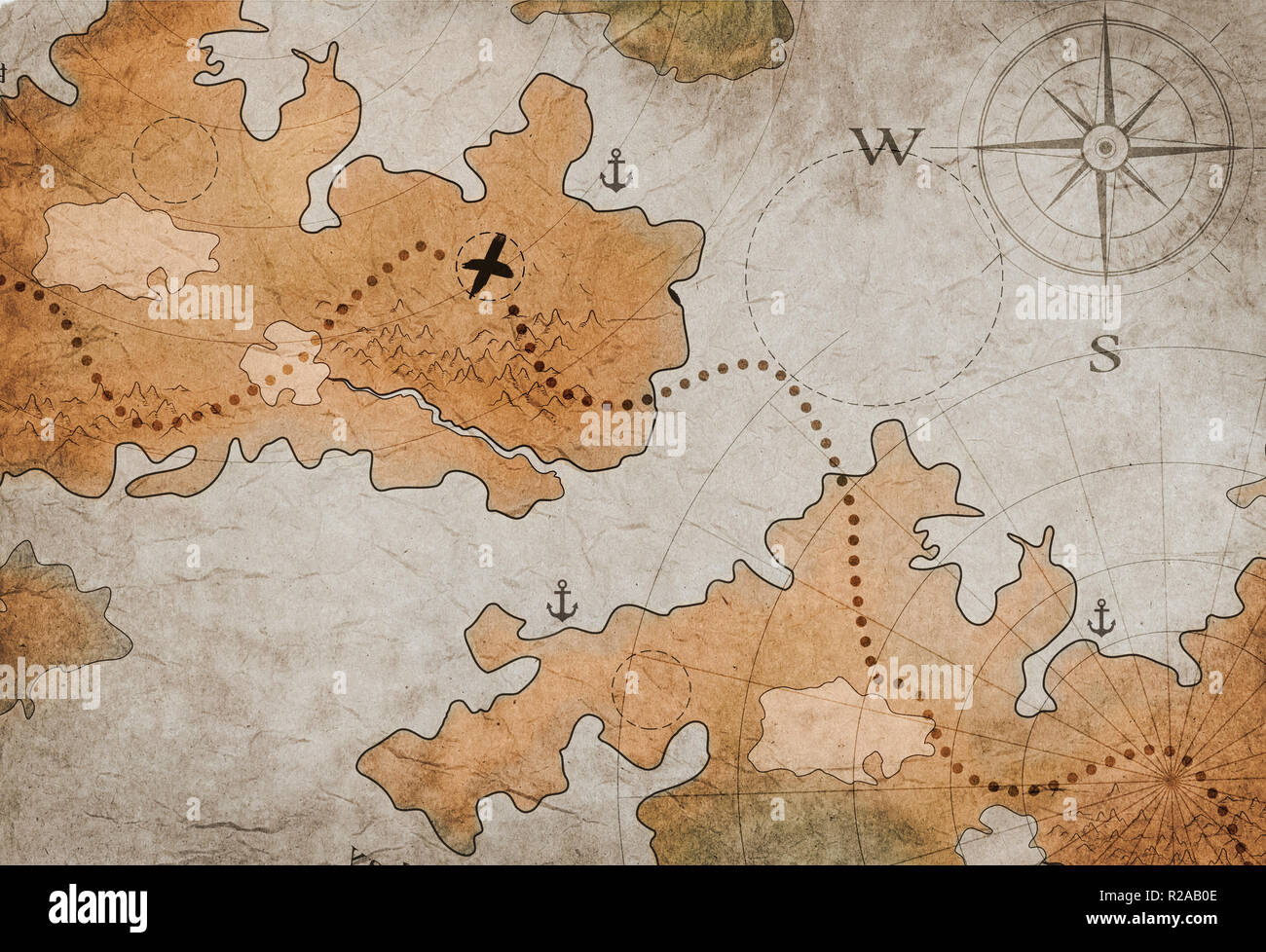 Treasure Island Map Stockfotos und -bilder Kaufen - Seite 3 - Alamy